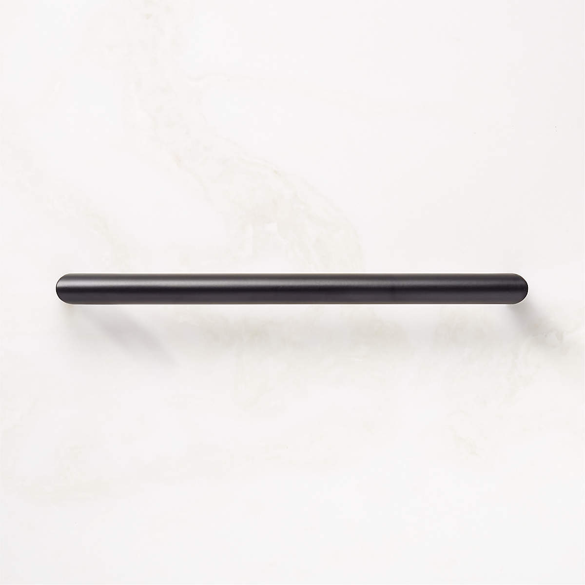 Curveaux Curved Black Cabinet Handle 8'' + Reviews | CB2