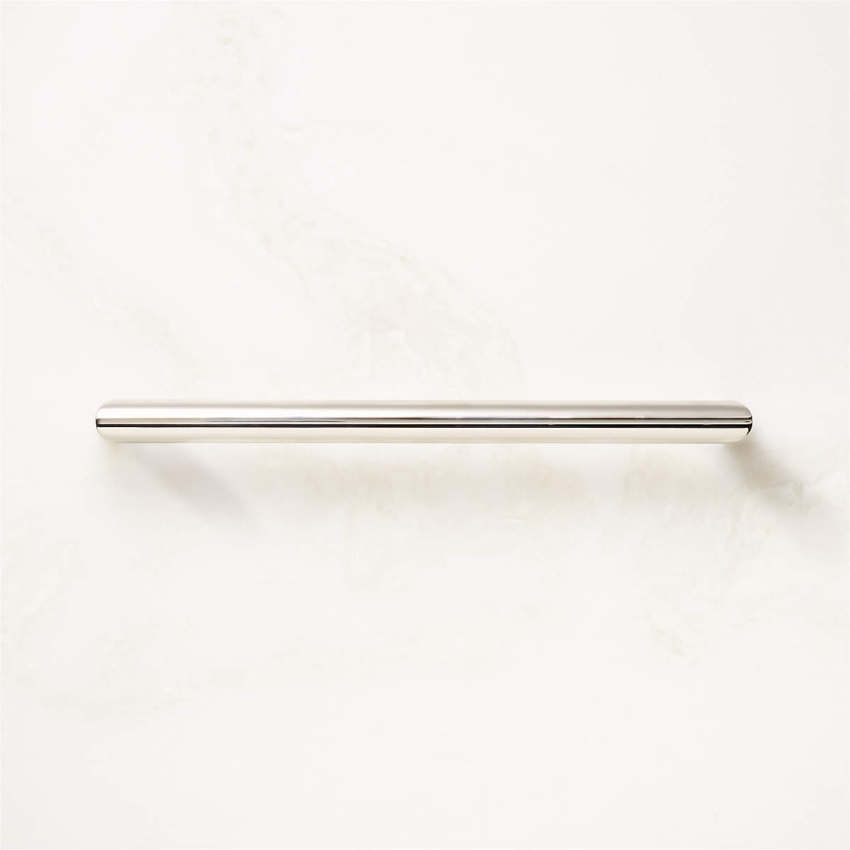 Curveaux Curved Polished Nickel Cabinet Handle 8'' + Reviews | CB2