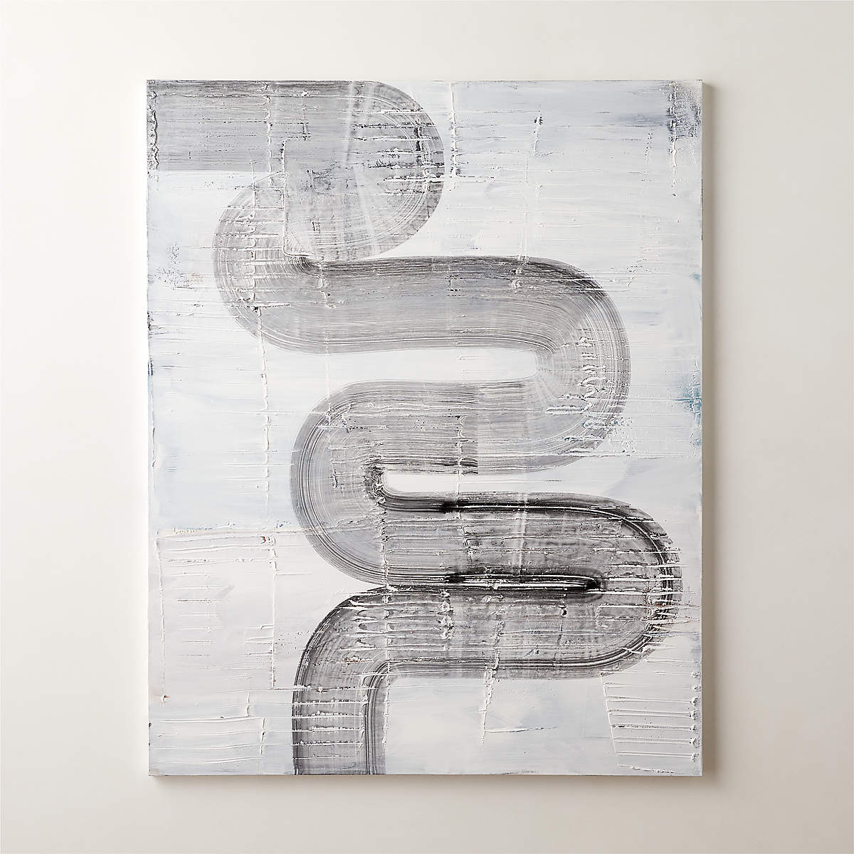 'Curves' Original Acrylic Painting 48"X60" | CB2