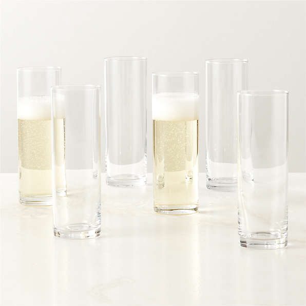 Modern Champagne Flutes CB2 Canada