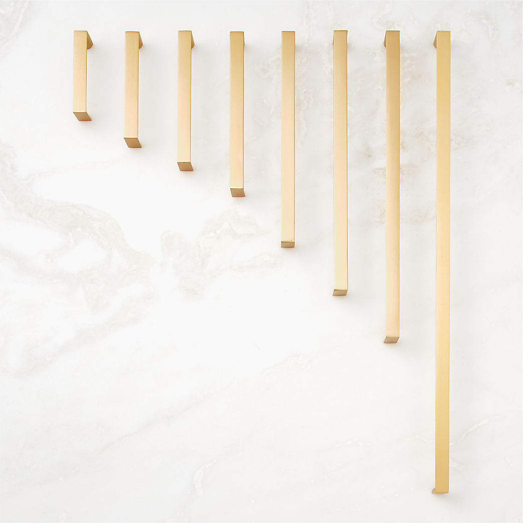Modern Brass Cabinet Hardware: Brass Gold Cabinet Pulls, Knobs & Handles | CB2 Canada