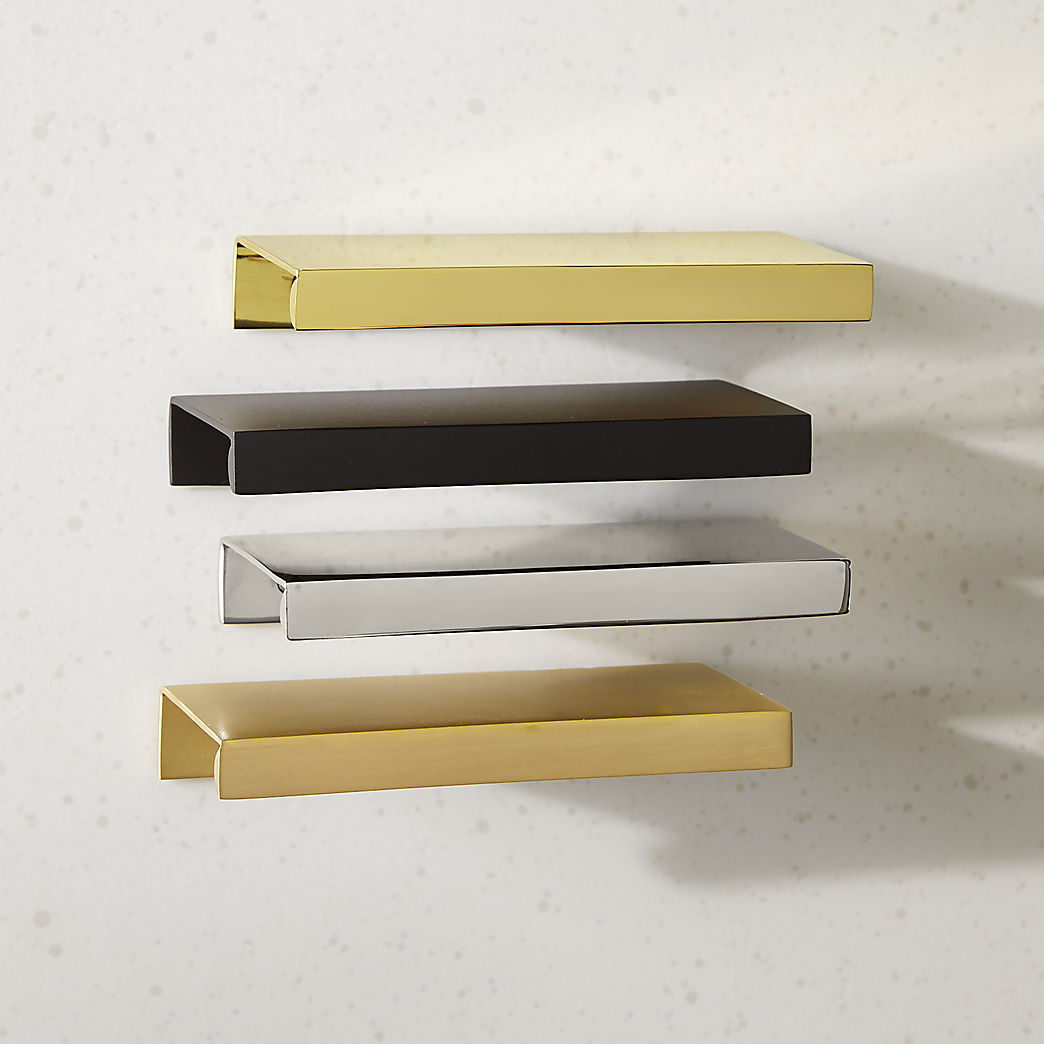 Modern Brass Pulls | CB2