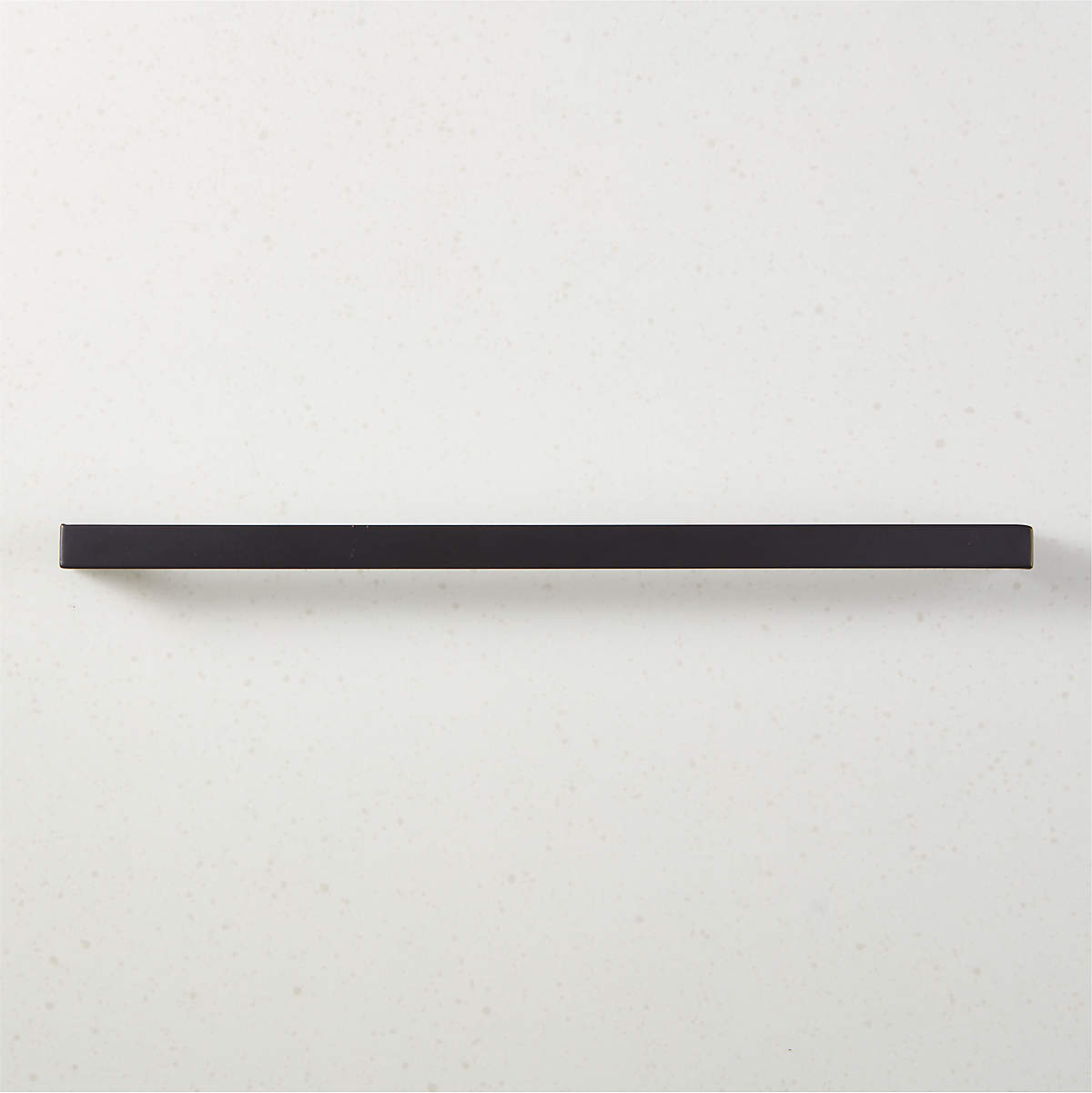 Damon Matte Black Metal Handle 12" + Reviews | CB2