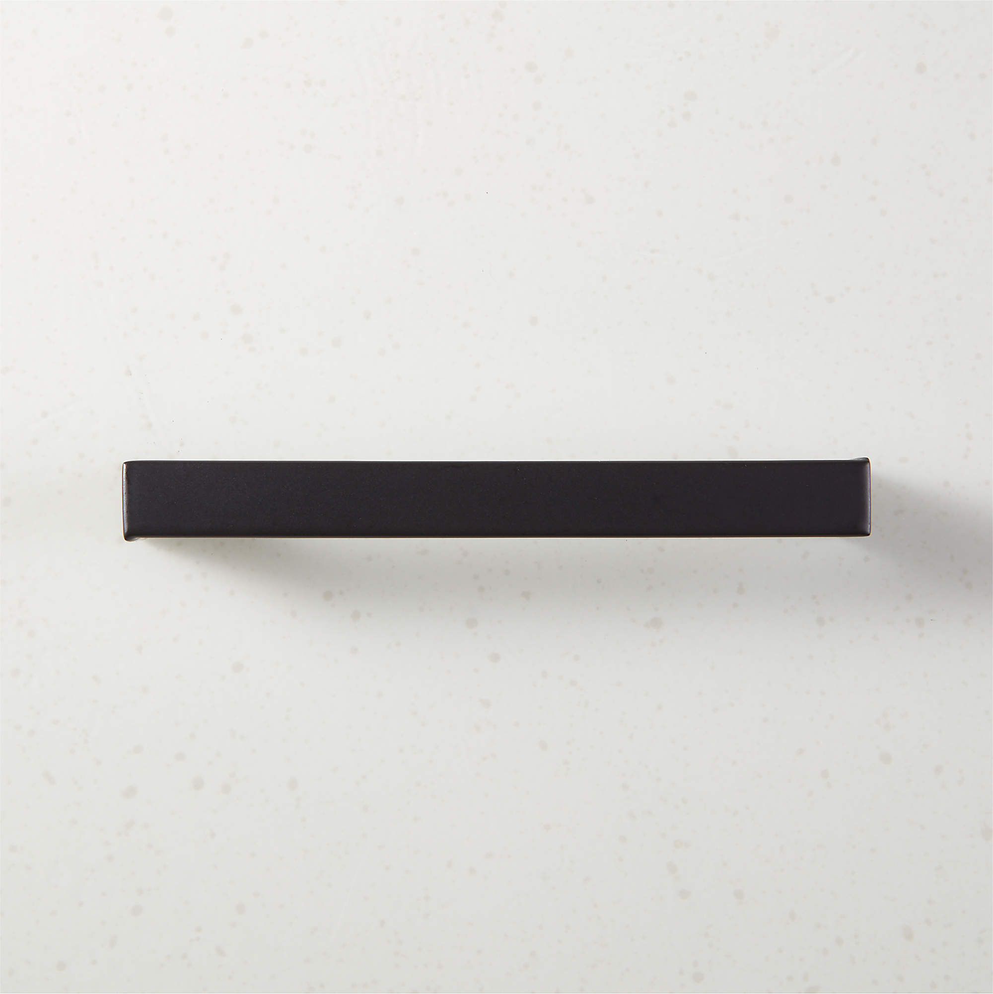 Damon Matte Black Metal Handle 5" + Reviews | CB2