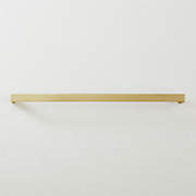 Damon Brushed Brass Handle 12" + Reviews | CB2