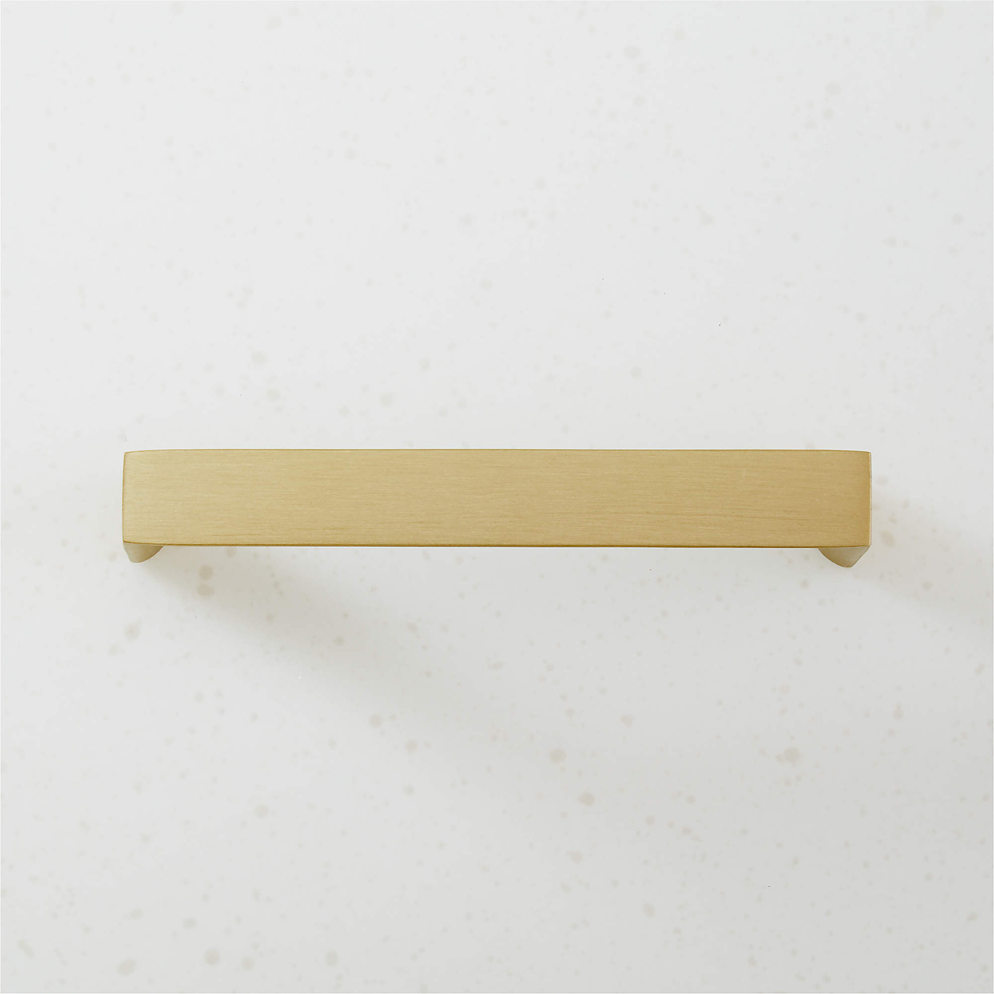 Damon Brushed Brass Handle 4" + Reviews | CB2