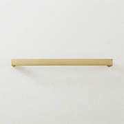 Damon Brushed Brass Handle 8" + Reviews | CB2