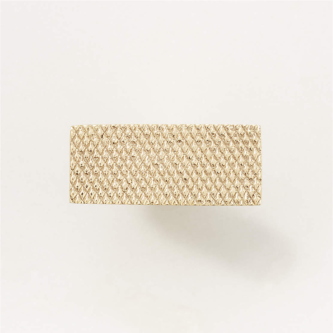 Orvietto Modern Unlacquered Brass Knob 1'' + Reviews | CB2