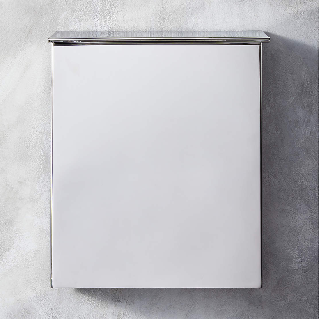 Bow Angled Black Modern Wall-Mounted Mailbox + Reviews | CB2 Canada