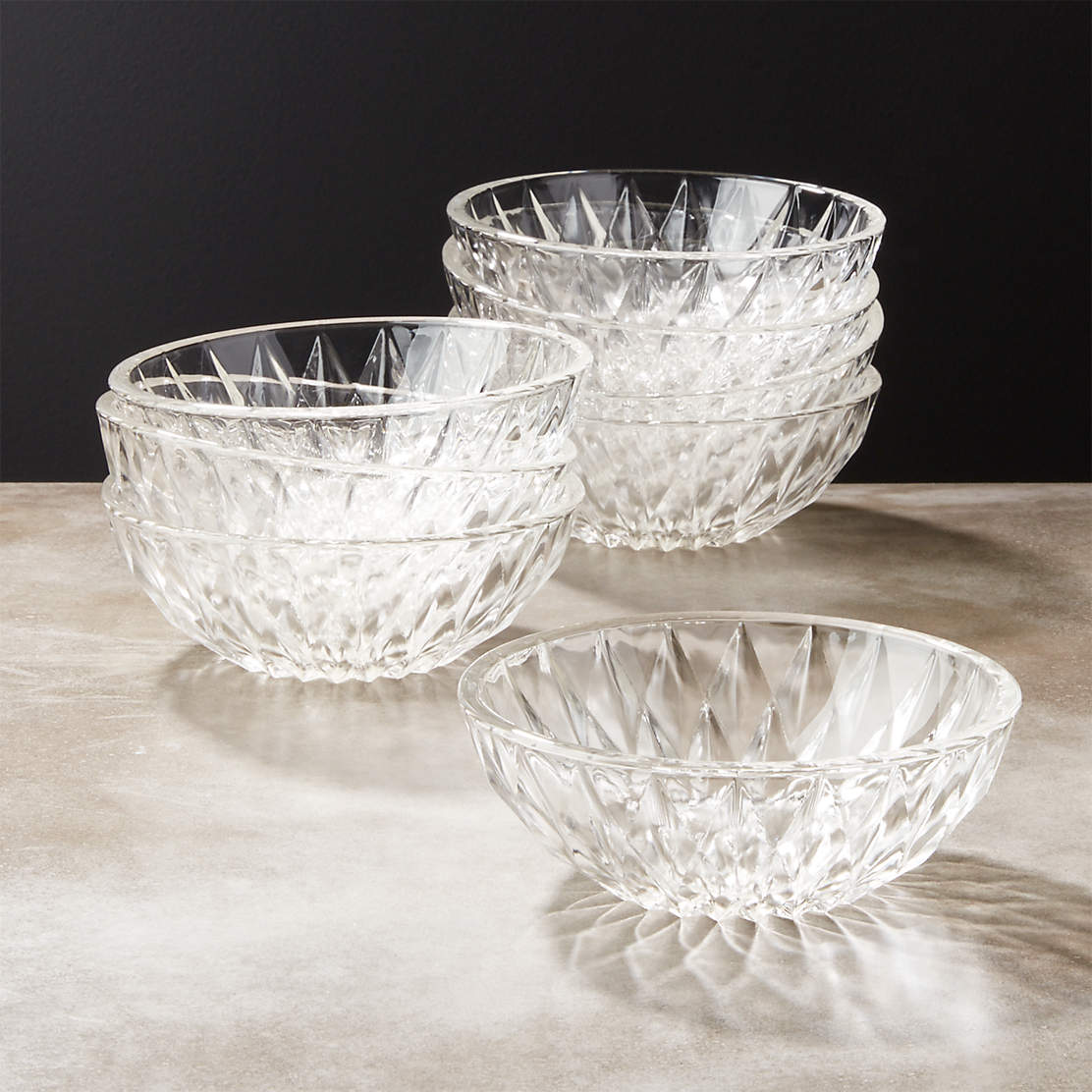 Daphne Glass Snack Bowl + Reviews | CB2