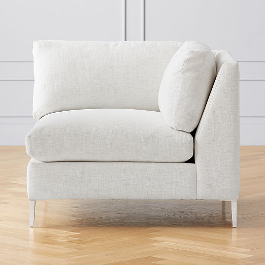 White Corner Chairs | CB2