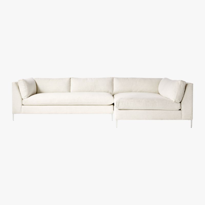 Decker 2-Piece Sectional Sofa with Right Arm Chaise Luca Eclipse ...