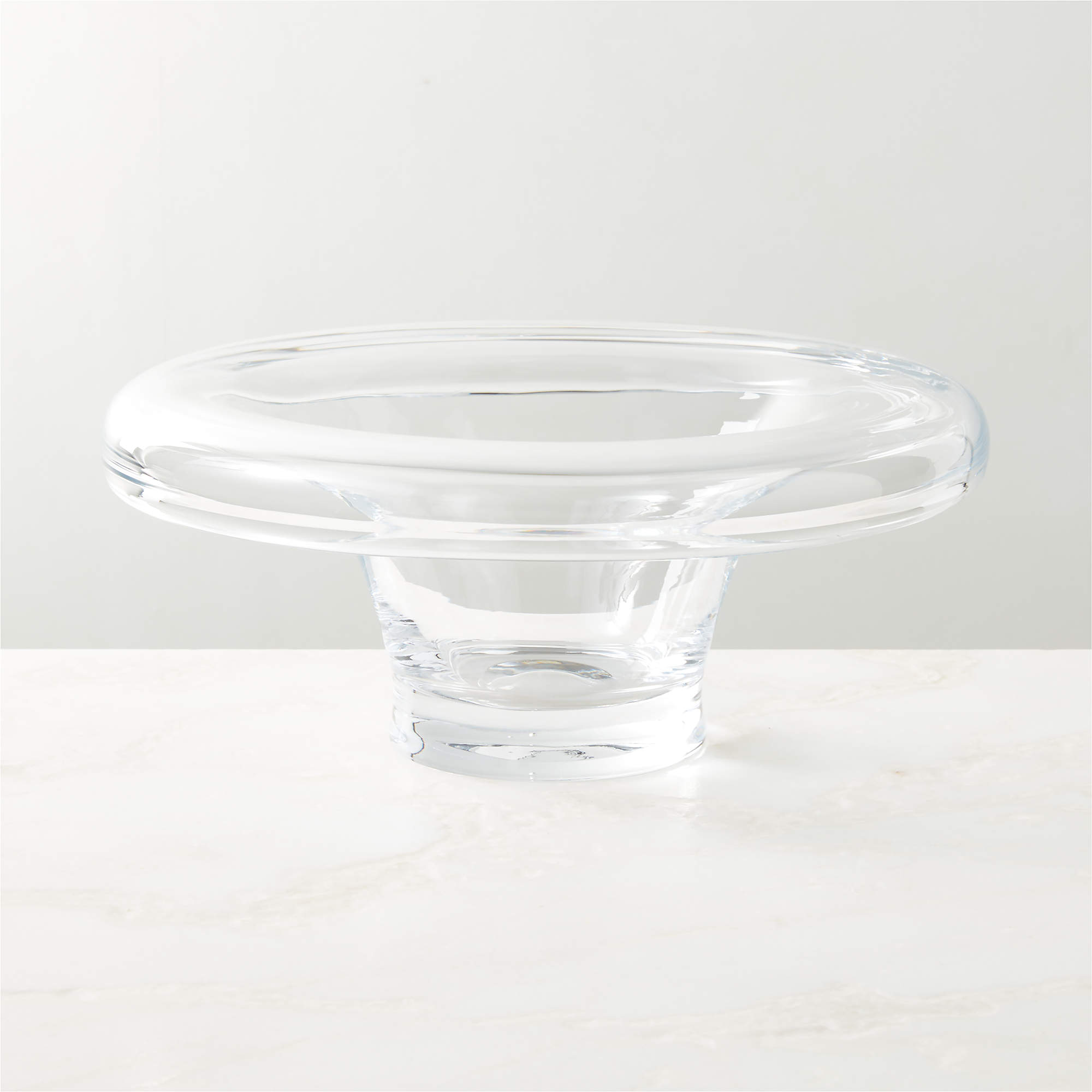 Delphi Clear Glass Decorative Bowl | CB2