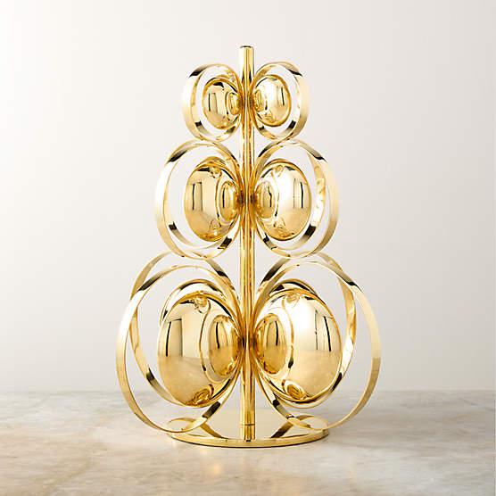 Brass Angel Christmas Tree Topper + Reviews | CB2
