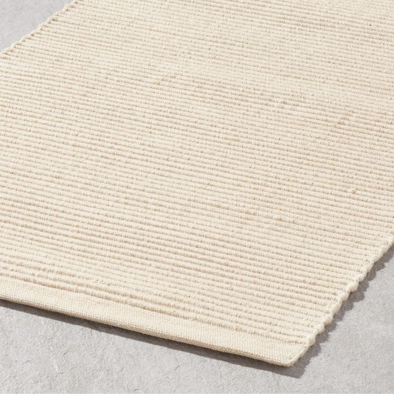Diver Handwoven Ribbed Neutral Indoor/Outdoor Performance Runner Rug 2. ...