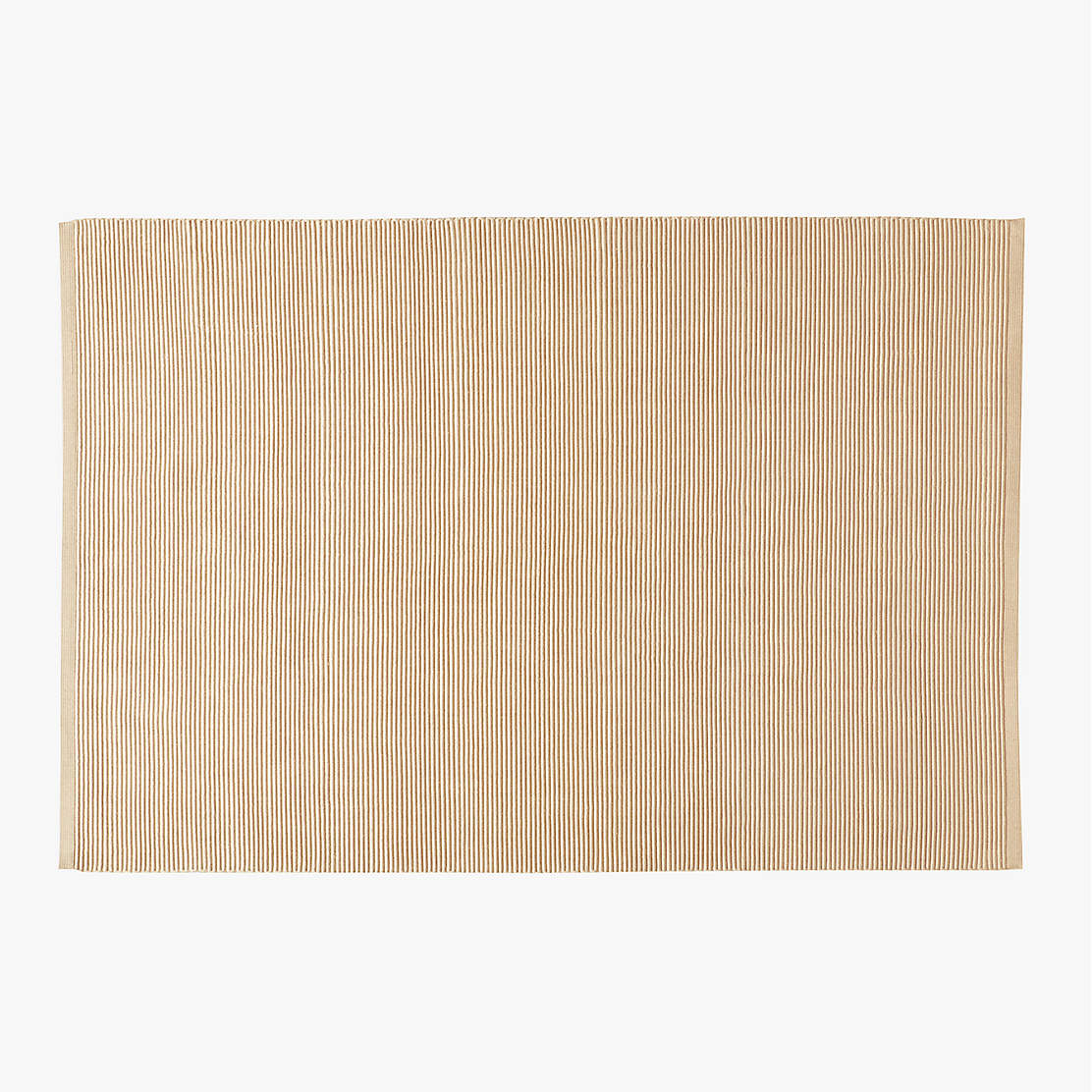 Maar Stripe Natural and Warm White Indoor/Outdoor Performance Area Rug ...