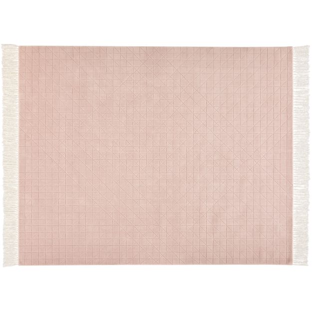 Divvy Dusty Pink Rug 8'x10' + Reviews | CB2