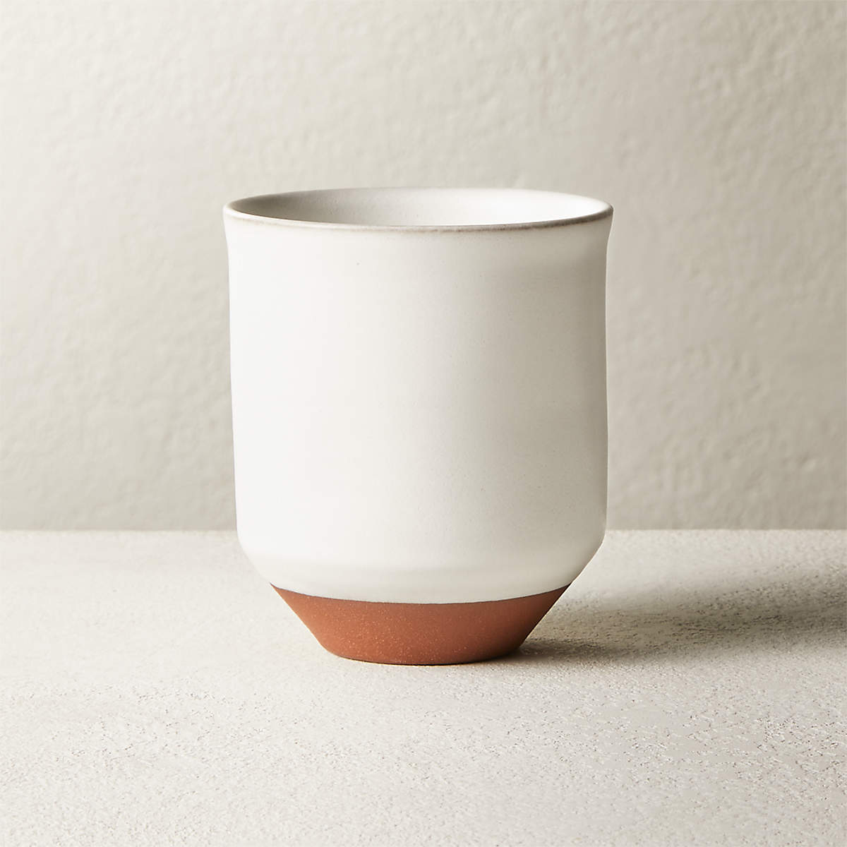 Dolce Modern White Coffee Mug + Reviews | CB2