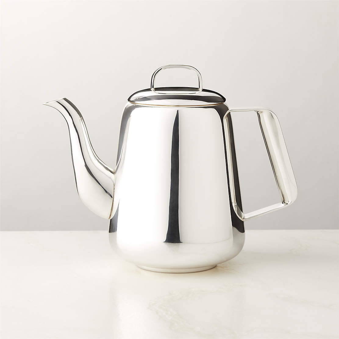 Leclaire Stainless Steel Teapot | CB2