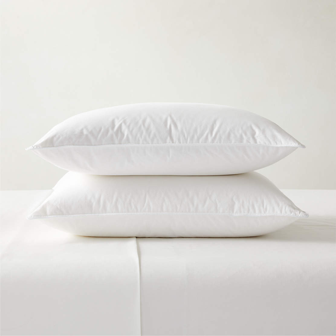 Medium Down King Pillow Inserts Set of 2 + Reviews | CB2
