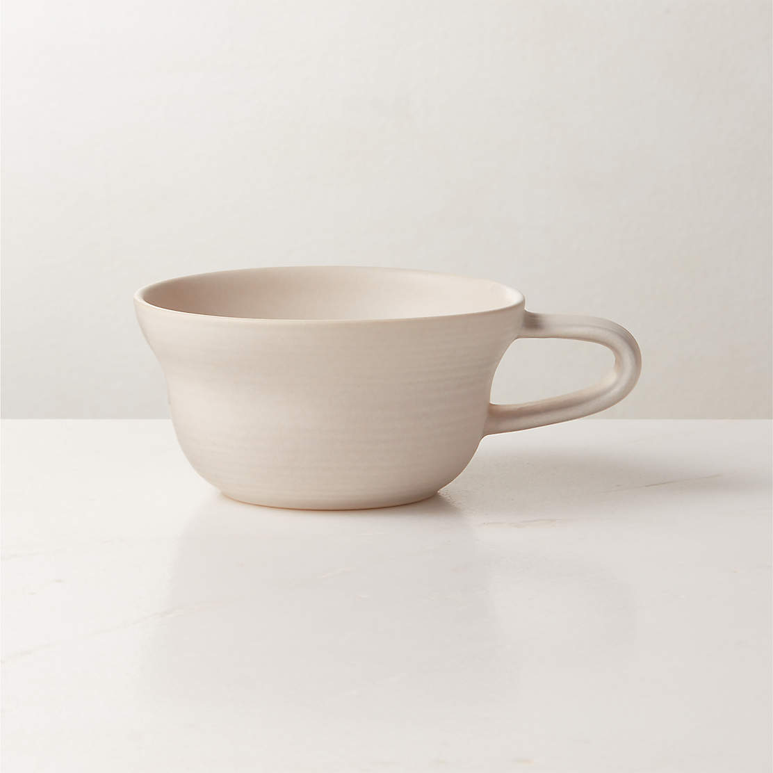 Downtown Light Grey Pasta Bowl | CB2 Canada