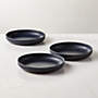 Drift Dark Blue Pasta Bowl with Reactive Glaze + Reviews | CB2