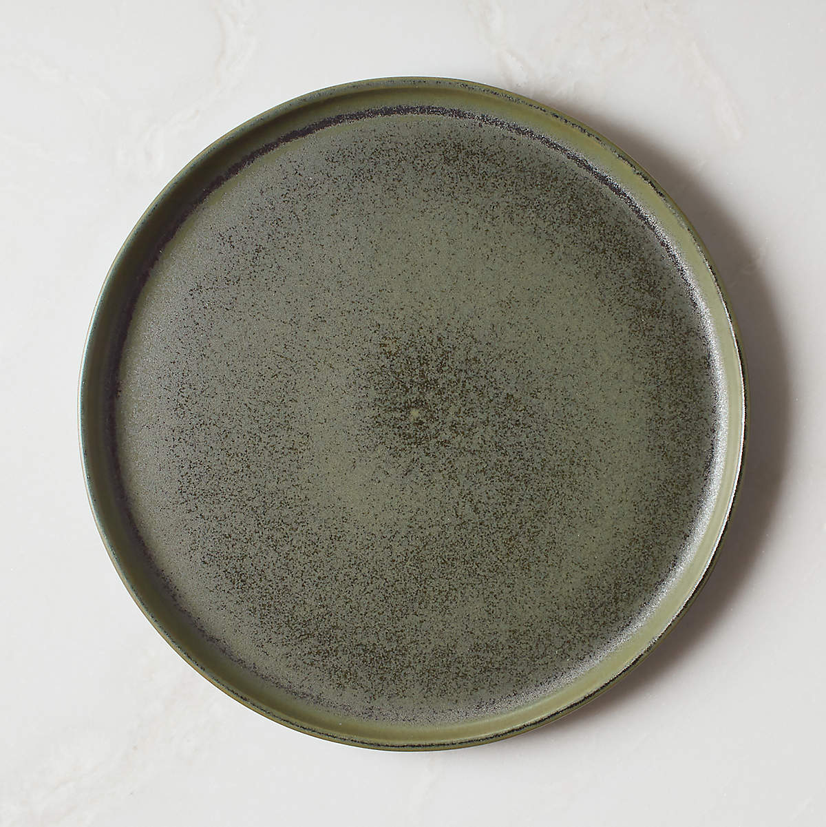 Drift Modern Green Dinner Plate + Reviews | CB2