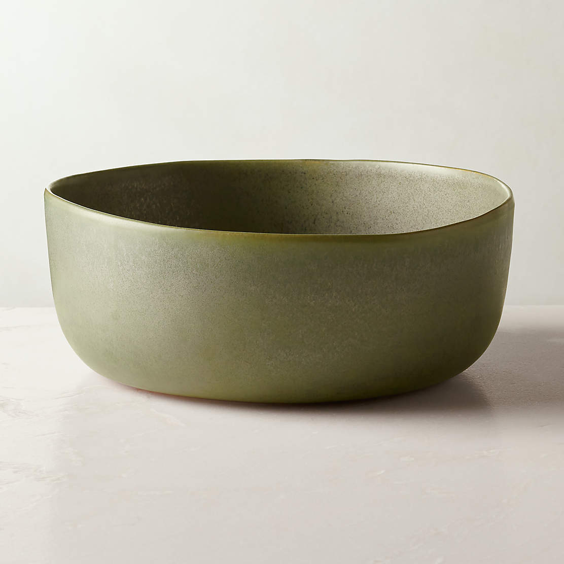 Drift Modern Green Pasta Bowl + Reviews | CB2