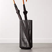 Drizzle Black Umbrella Stand + Reviews | CB2 Canada