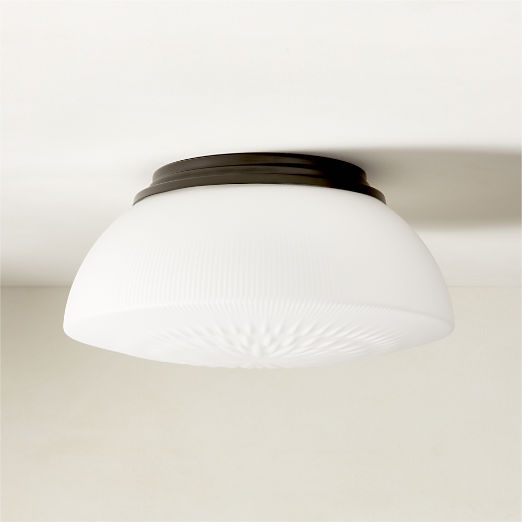 Black Flush Mount Lights | CB2