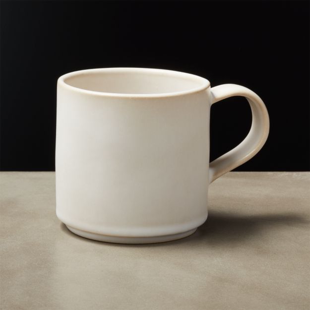 Ecru Natural Mug + Reviews | CB2
