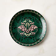 Green and Pink Entwined Elephants Appetizer Plate - The White Lotus ...