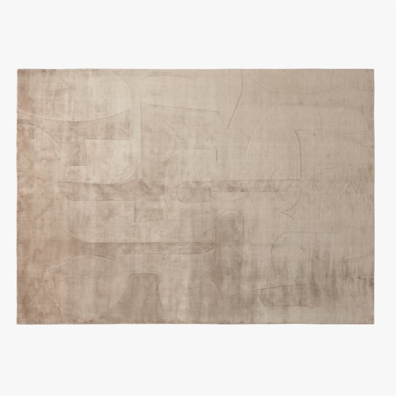 Eleyne Handloomed Coco Brown TENCEL Lyocell Area Rug 10'x14' + Reviews ...