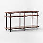 Ember Modern Red Marble Console Table | CB2