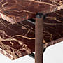 Ember Modern Red Marble Console Table | CB2