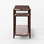 Ember Modern Red Marble Console Table | CB2