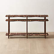 Ember Modern Red Marble Console Table | CB2