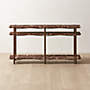 Ember Modern Red Marble Console Table | CB2