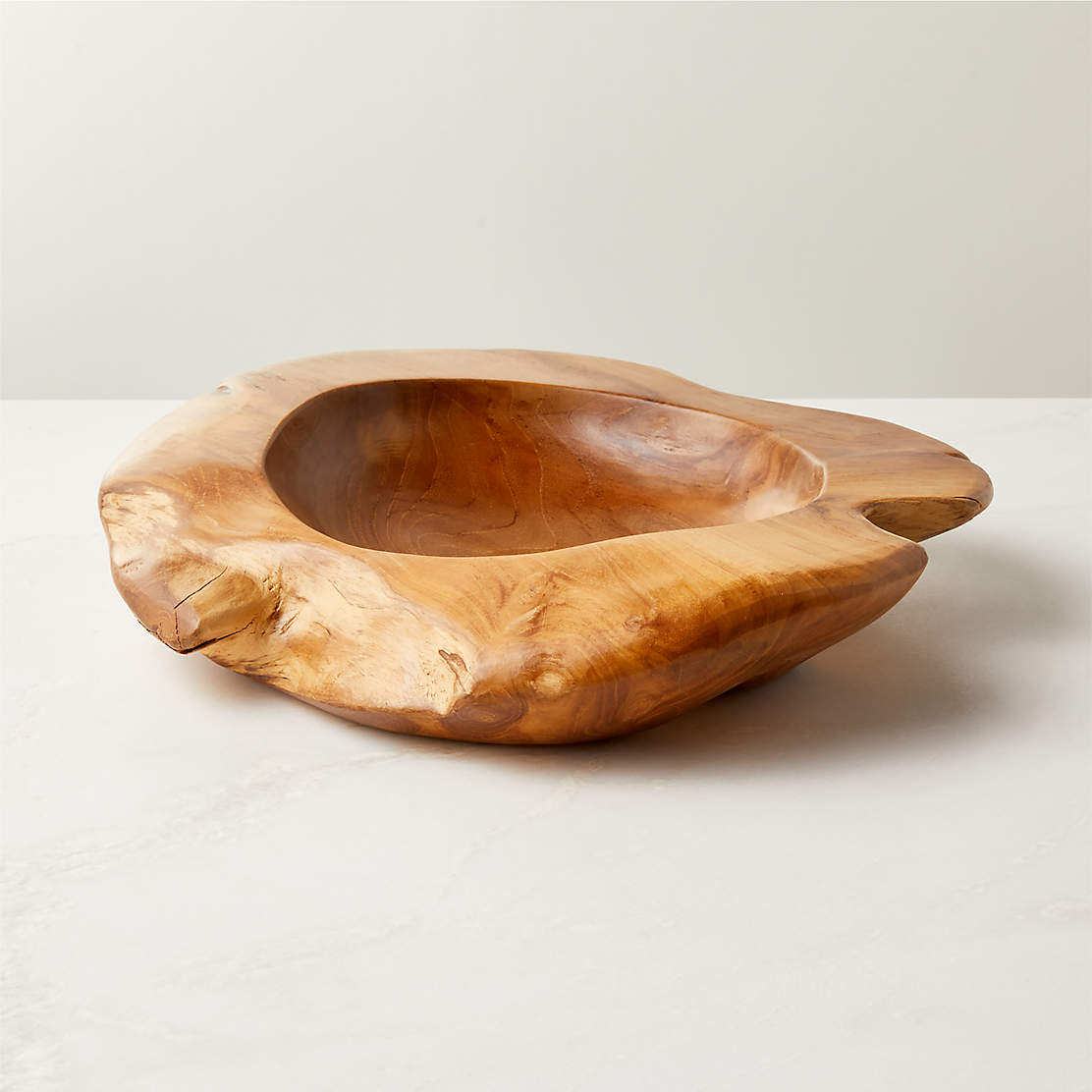 Bloom Tamarind Wood Bowl + Reviews | CB2 Canada