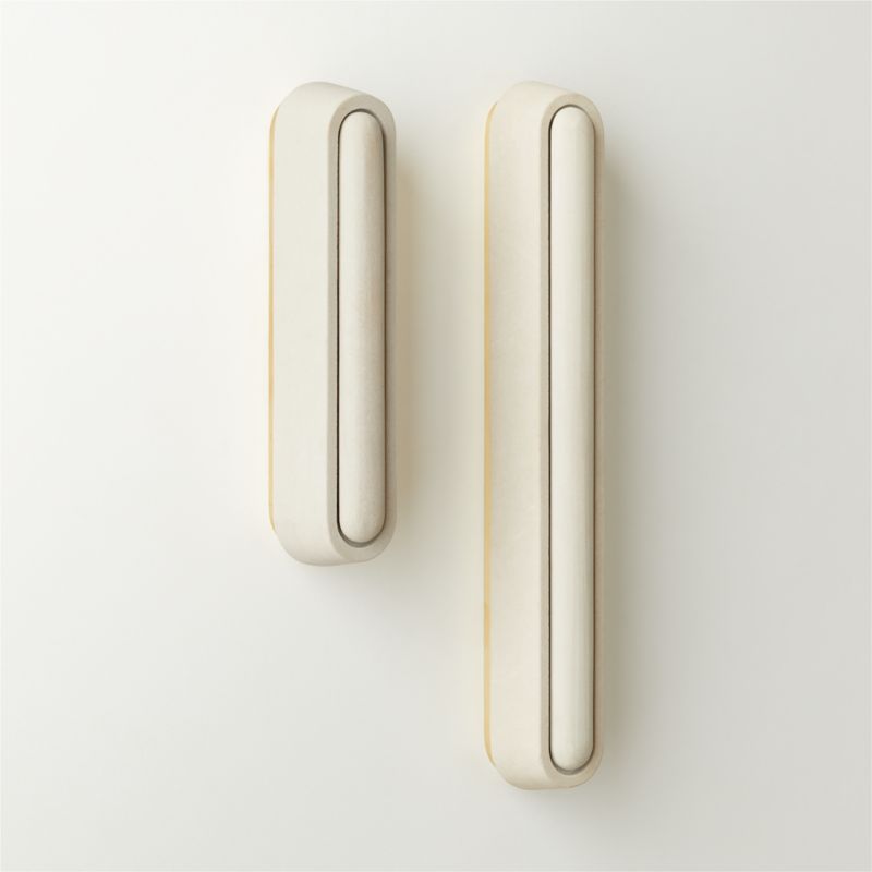 Enoki Sandstone Wall Sconce 16" + Reviews | CB2 Canada