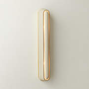 Enoki Sandstone Wall Sconce 24" Set of 2 + Reviews | CB2 Canada