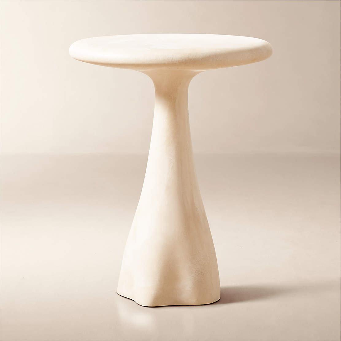 T Tall Marble Side Table + Reviews | CB2 Canada