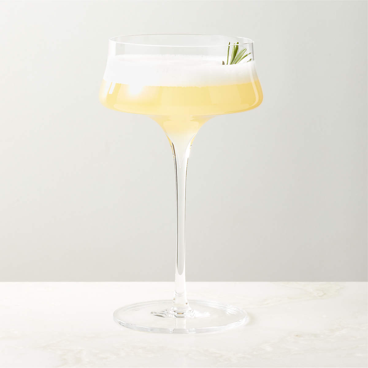 Estera Clear Coupe Glass | CB2