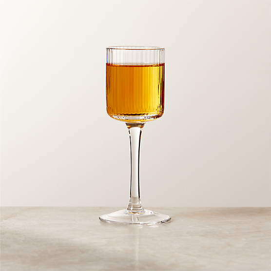 Bottom Heavy Smoked Cordial Glass + Reviews | CB2