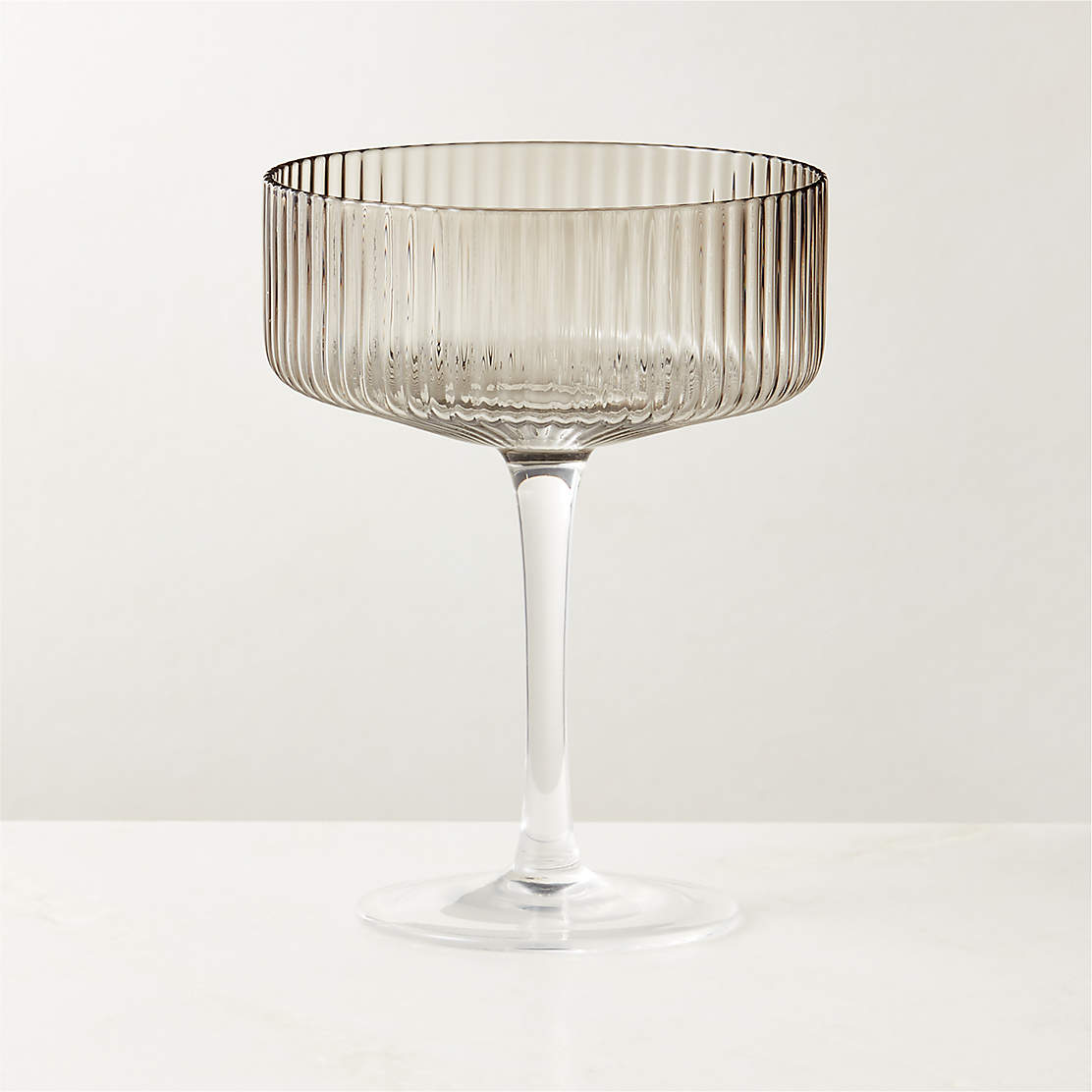 Eve Coupe Modern Cocktail Glass + Reviews | CB2