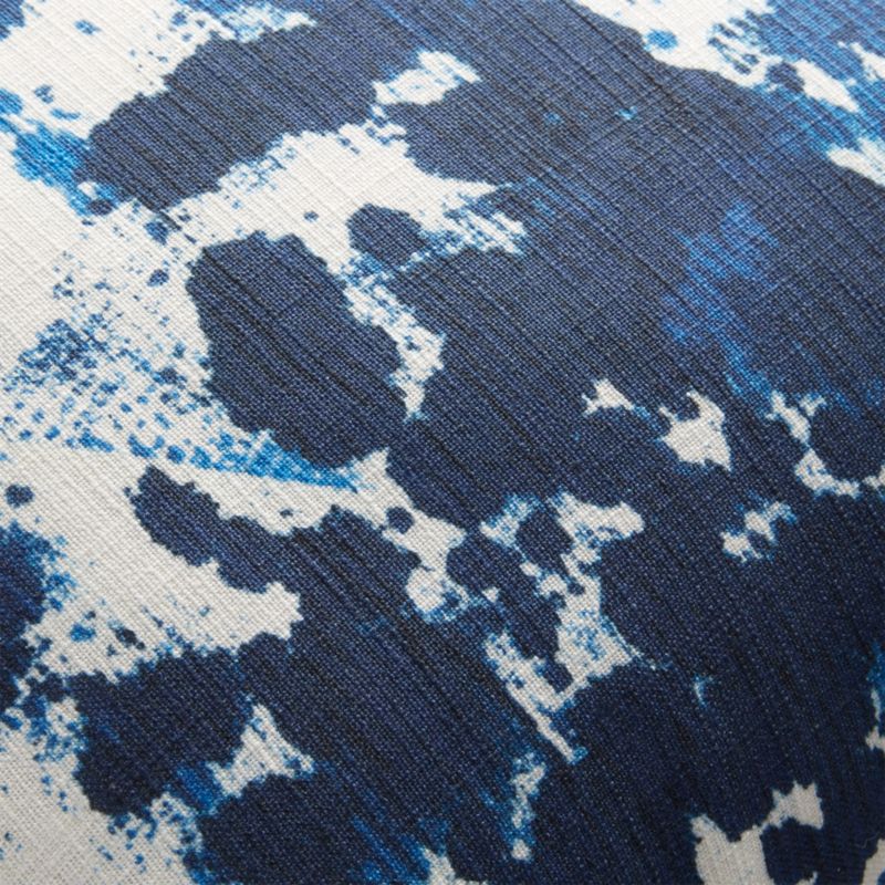 18" Indigo Ink Pillow | CB2
