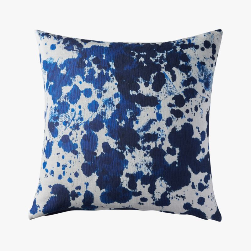 18" Indigo Ink Pillow | CB2