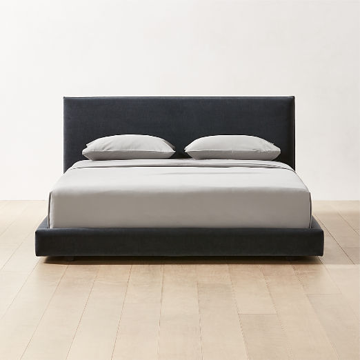 Modern Grey Beds, Bed Frames and Headboards | CB2