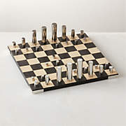 Famiglia Modern Stainless Steel Chess Set by Gianfranco Frattini ...