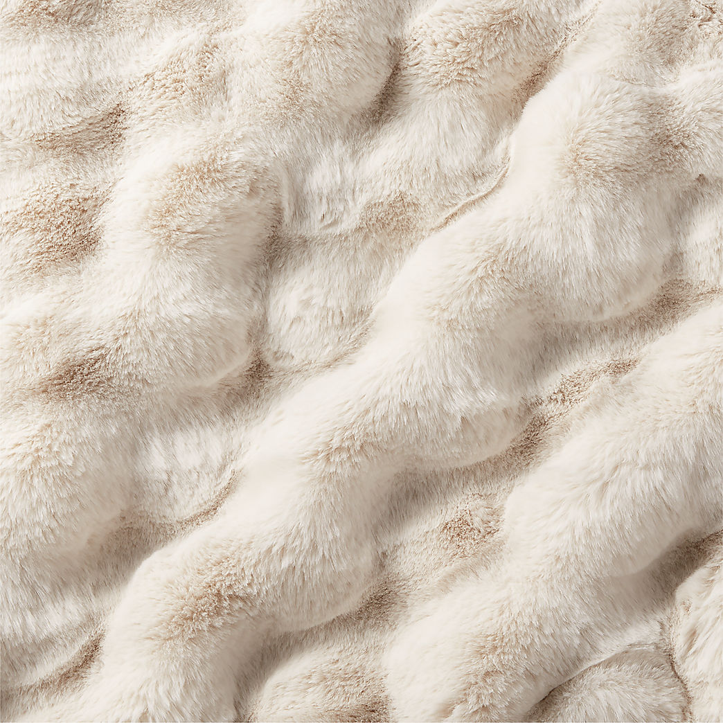 Faux Fur Throw Blankets | CB2